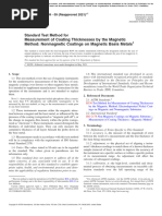 ASTM B487: Coating Thickness Measurement | PDF | Optics | Materials Science