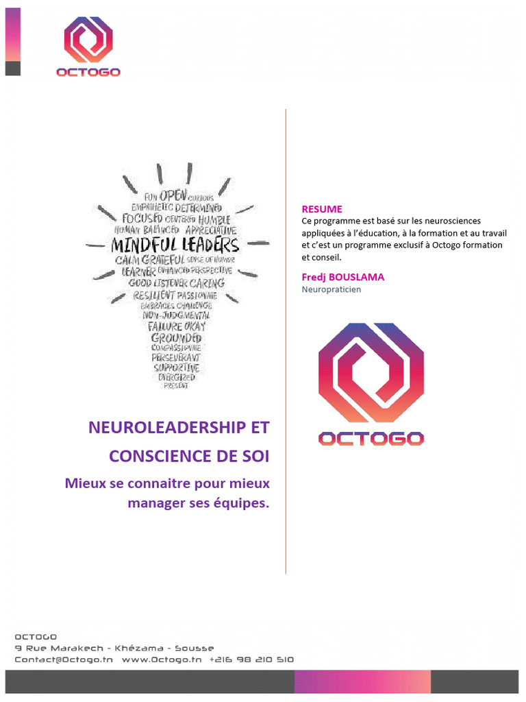 Neuroleadership et Conscience de Soi | PDF | Direction | Conscience