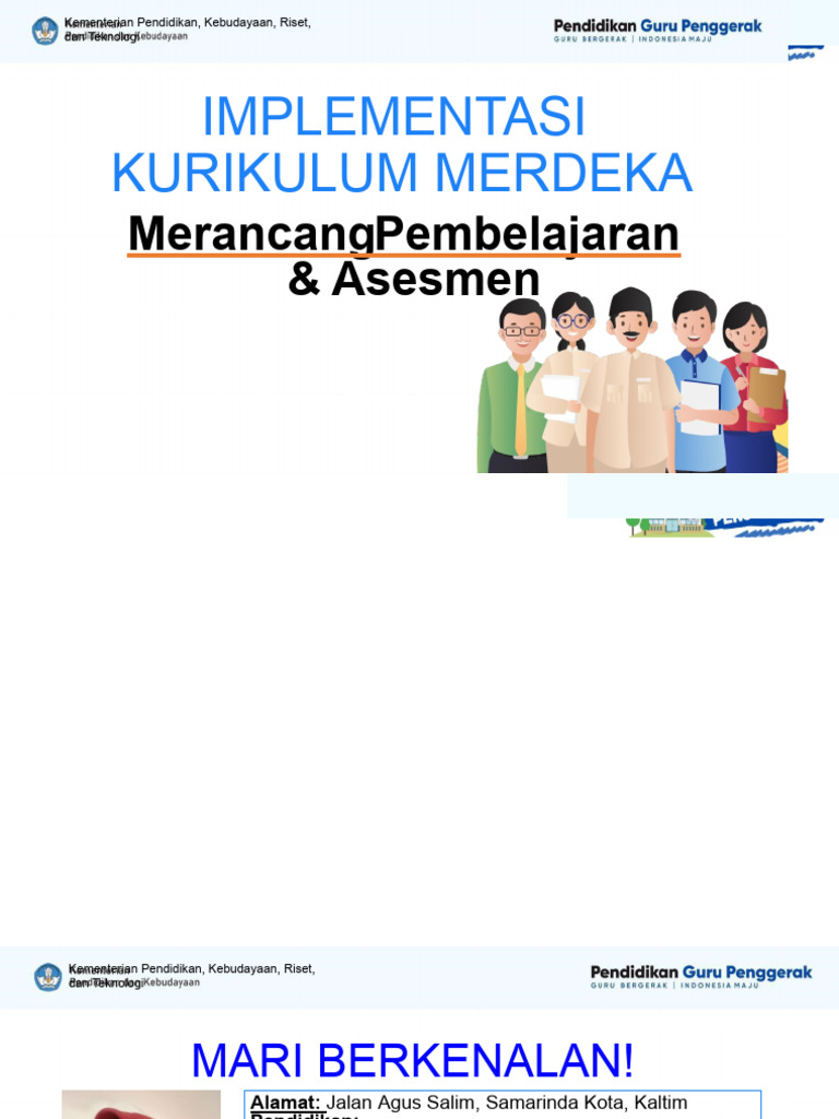 Implementasi Kurikulum Merdeka | PDF | Karier & Perkembangan