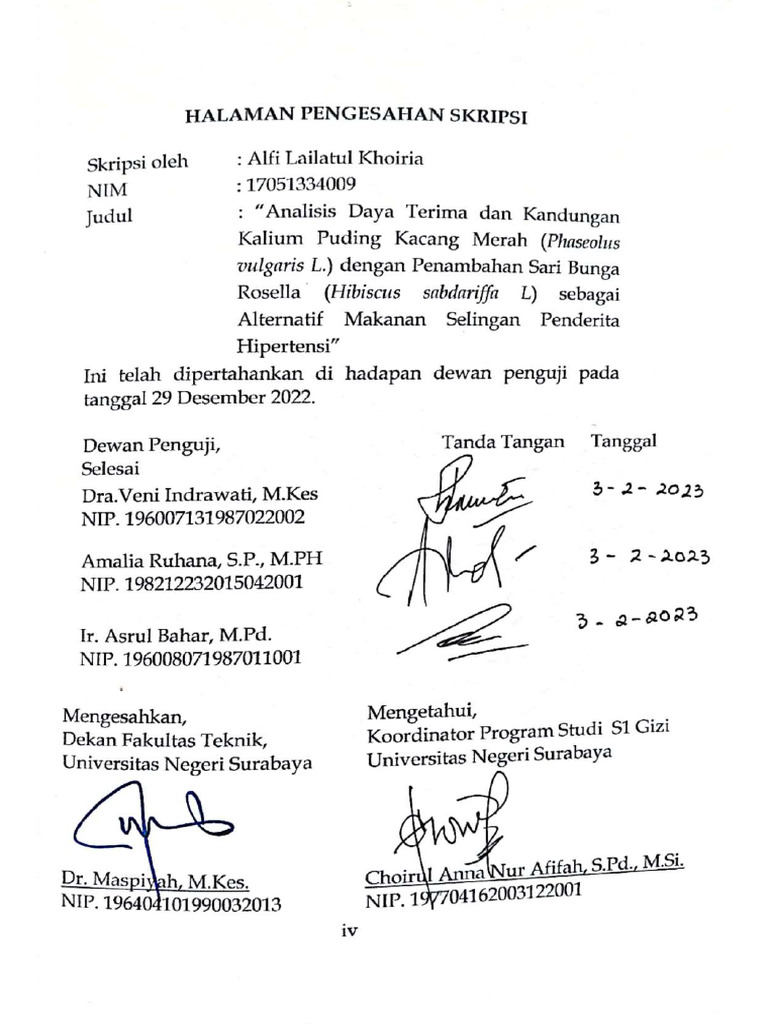 Hal Pengesahan | PDF