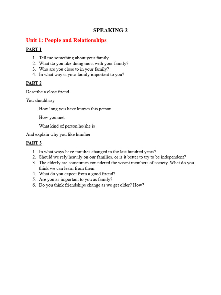 Speaking 2 | PDF | Physical Fitness | Hobbies