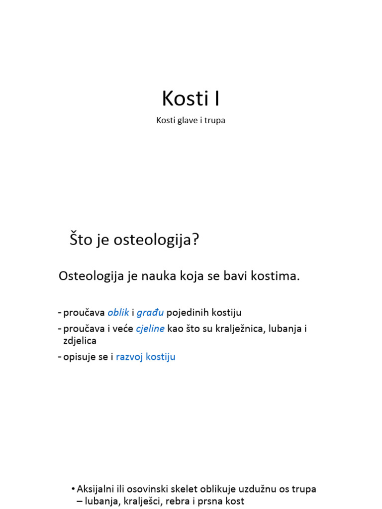 KOSTI 1 | PDF