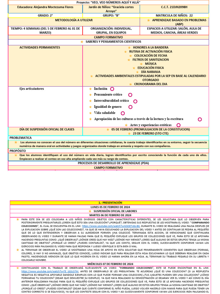 Veo, Veo, Numeros Aqui y Alla | PDF