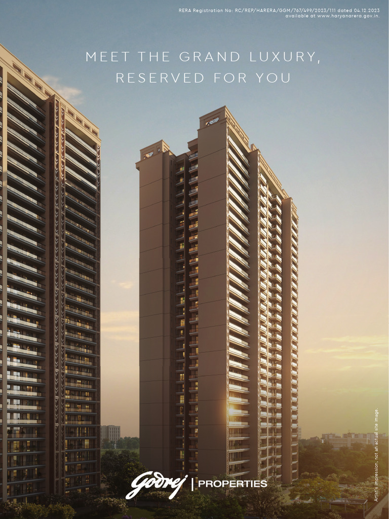 Godrej Aristocrat With Unit Plans (3&4 BHK) | PDF | Information | Civil ...