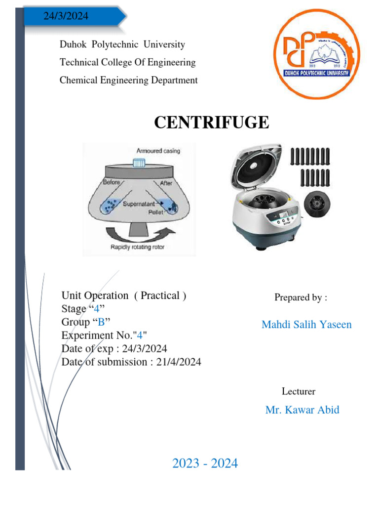 Centrifuge | PDF | Centrifugation | Centrifuge