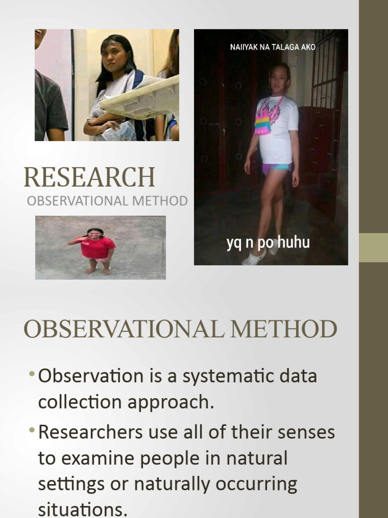 Observational Research Guide | PDF | Observation | Qualitative Research