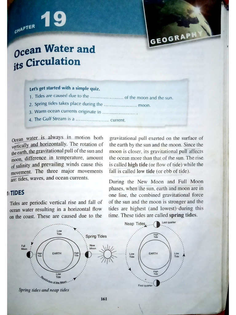 Oceans Waters and It's Circulation | PDF