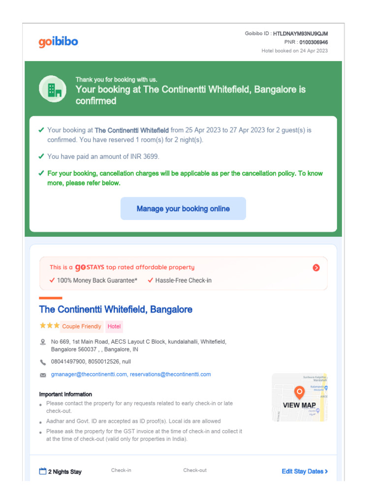 Booking Confirmation Voucher-8 | PDF