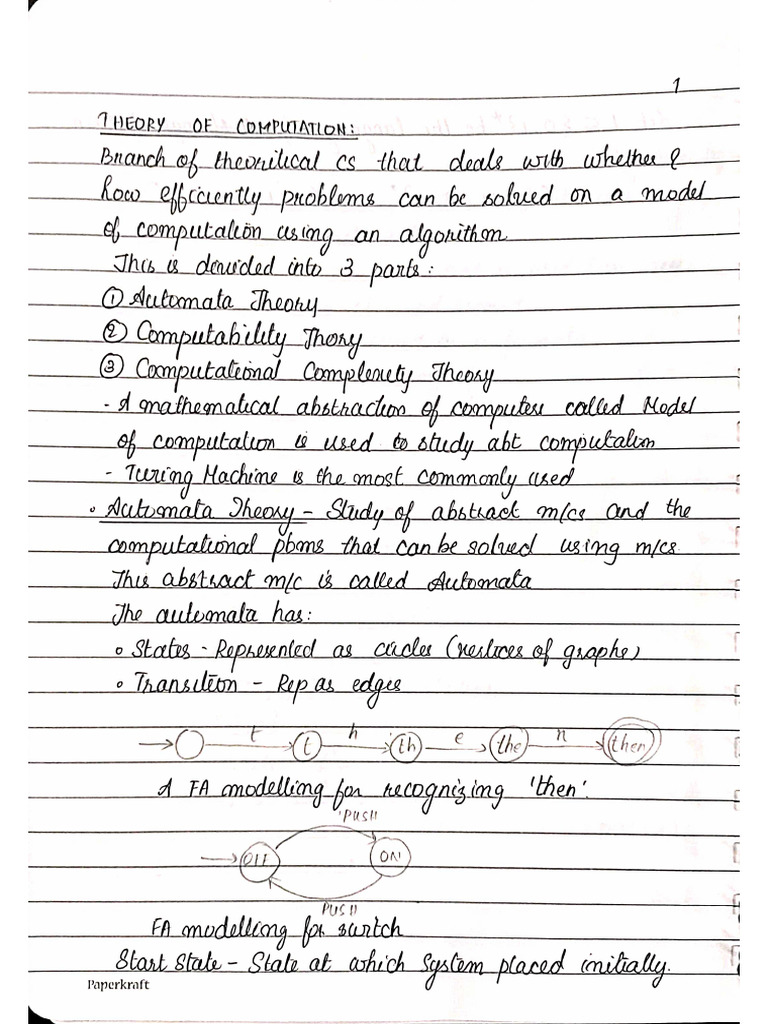 FLAT MOD 1 - Notes | PDF