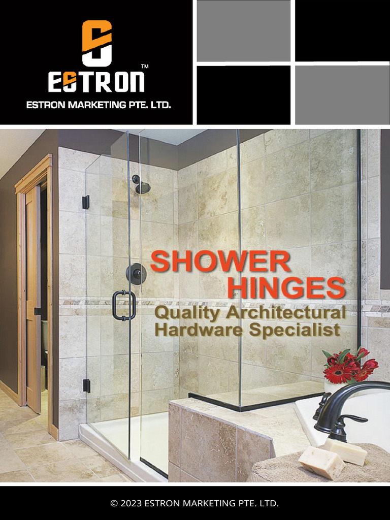 ESTRON Shower Hinge Series 1 | PDF | Door | Civil Engineering