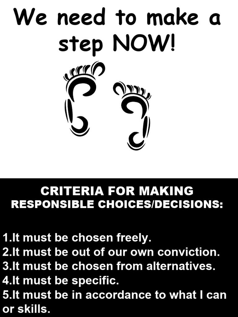4 Responsible Choices | PDF