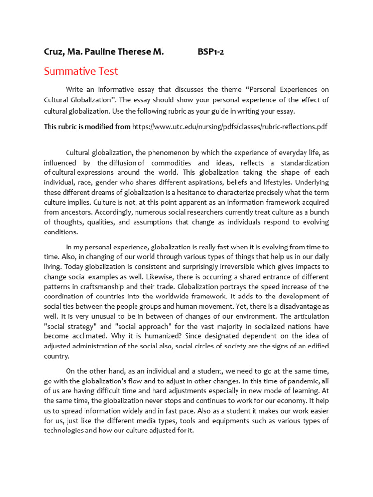 CW-Summative-Test-of-Unit-4 - Cruz, Ma. Pauline Therese M.-BSP-1-2 ...