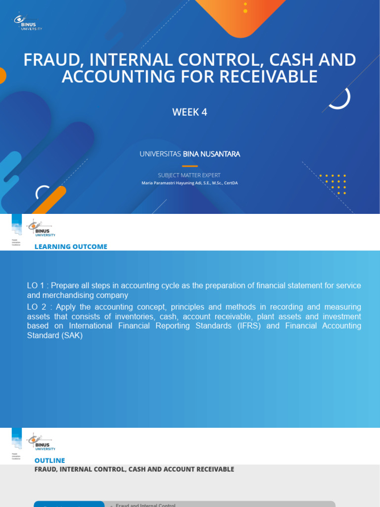 Accounting Controls & Fraud Prevention | PDF | Bad Debt | Debits And ...