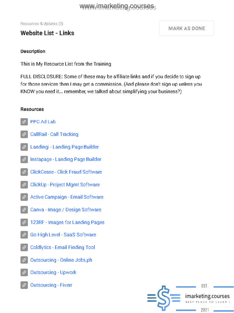 00-Website List - Links | PDF