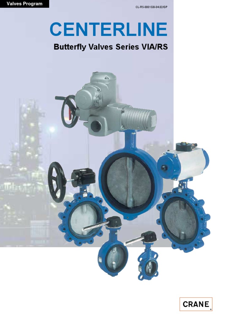 Centerline Butterfly Valves Series VIA/RS | PDF | Valve | Chemistry