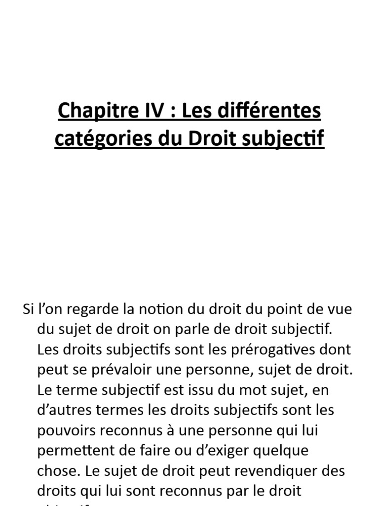 Chapitre IV | PDF | Justice | Crime et violence