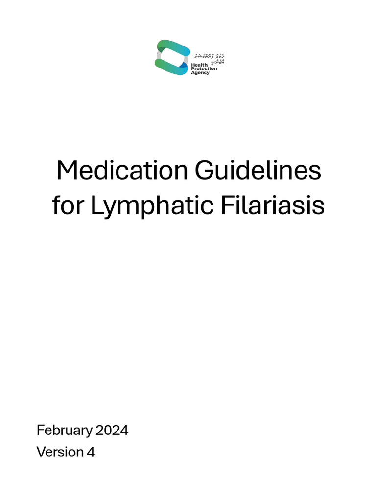 Medication Guideline Fo LF | PDF | Immunology | Health Sciences