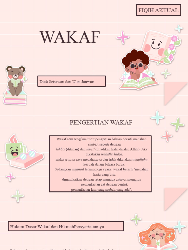 Pengertian dan Hukum Wakaf dalam Fiqih | PDF