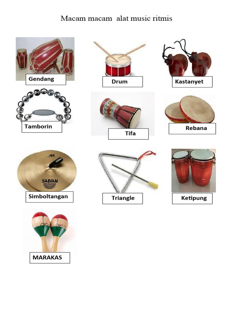 Macam Macam Alat Music Ritmis | PDF
