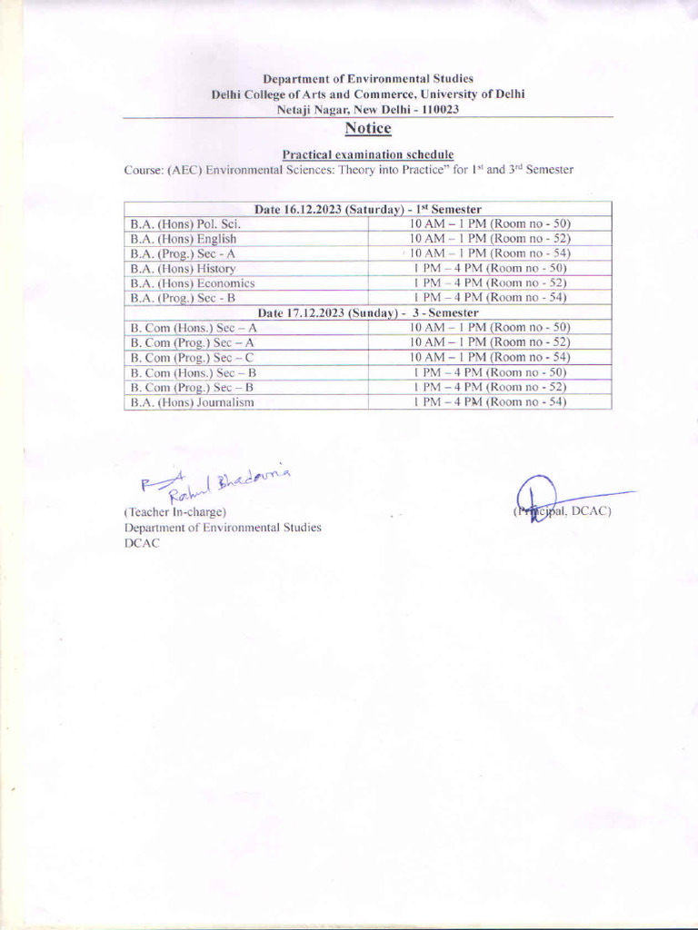 Practical Notice Evs Aec Pdf