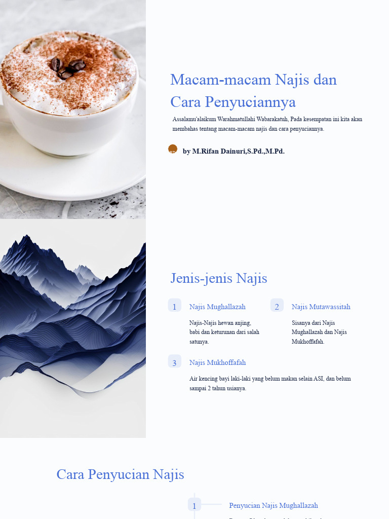 Macam-Macam Najis Dan Cara Penyuciannya | PDF
