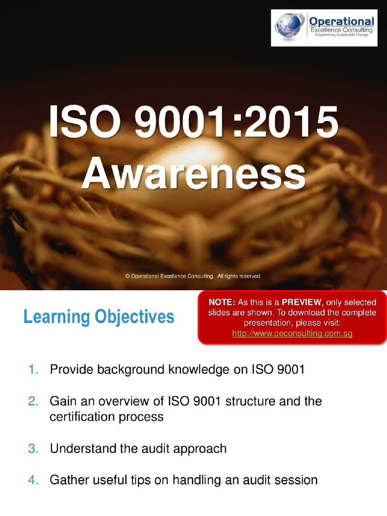 ISO 9001 Awareness | PDF