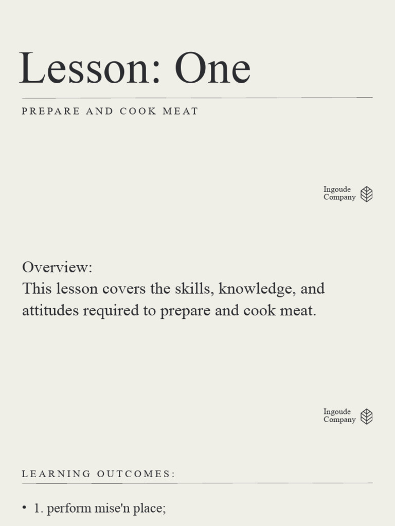 Meat Preparation and Cooking Guide | PDF | Beef | Lamb And Mutton