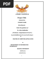 SST Front Page Design Project | PDF