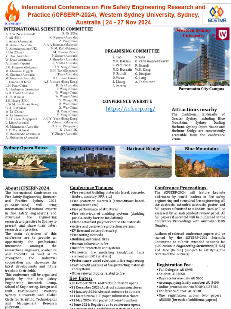 Conference flyer-iCFSERP2024 | PDF | Abstract (Summary)