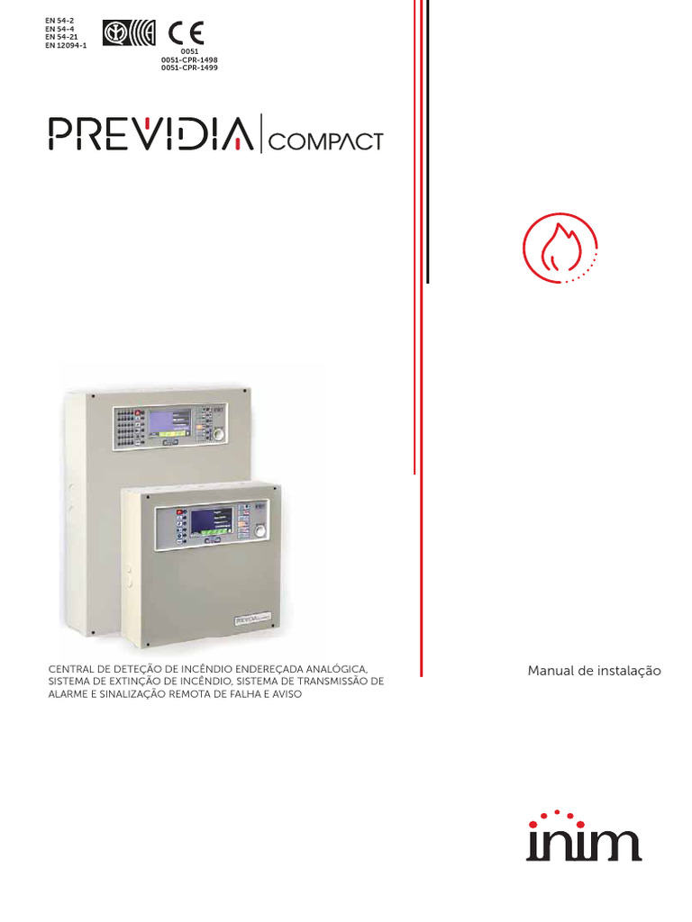 Contera Incendio Enderecavel Inim Fgim-00234 DCMIINP0PREVIDIAC-130 ...