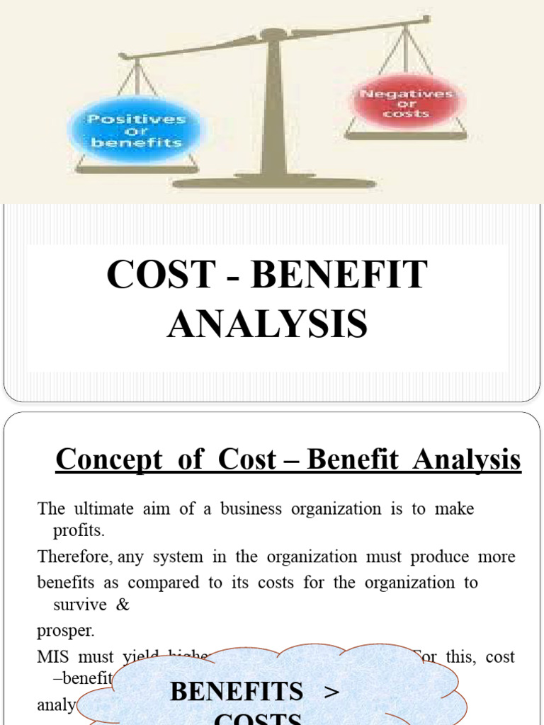 Cost-Benefit Analysis Explained | PDF | Cost–Benefit Analysis | Investing