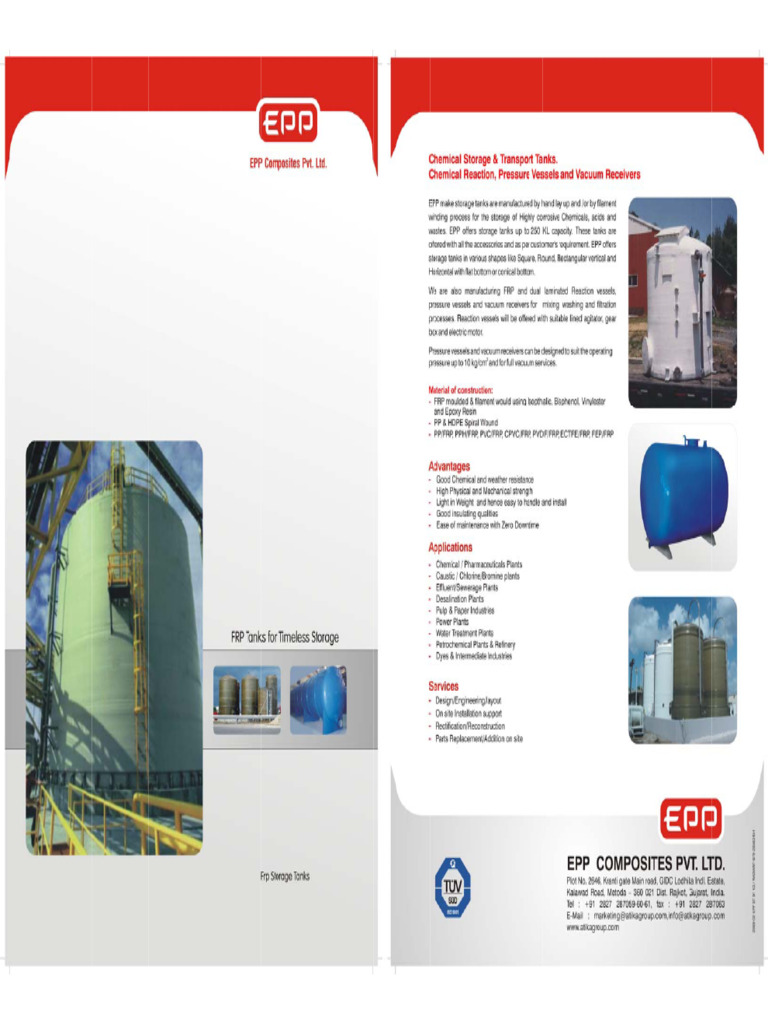 FRP Storage Tank | PDF