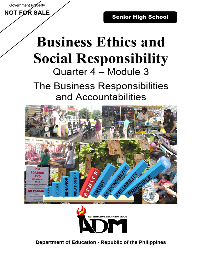 Business Ethics Q4 Mod3 | PDF | Employment | Corporate Social ...