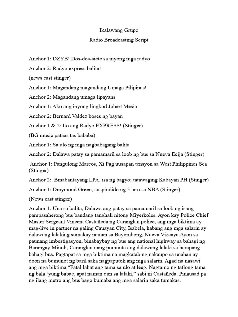 Broadcasting Kompan | PDF