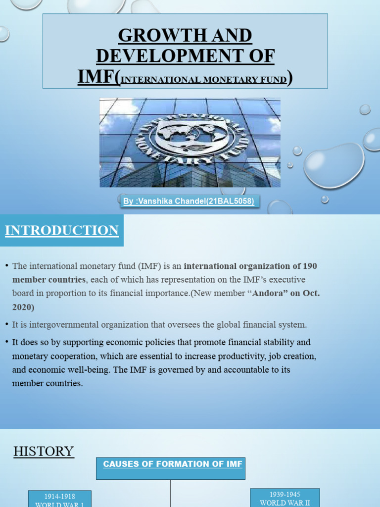 IMF Growth and Development Overview | PDF | International Monetary Fund ...