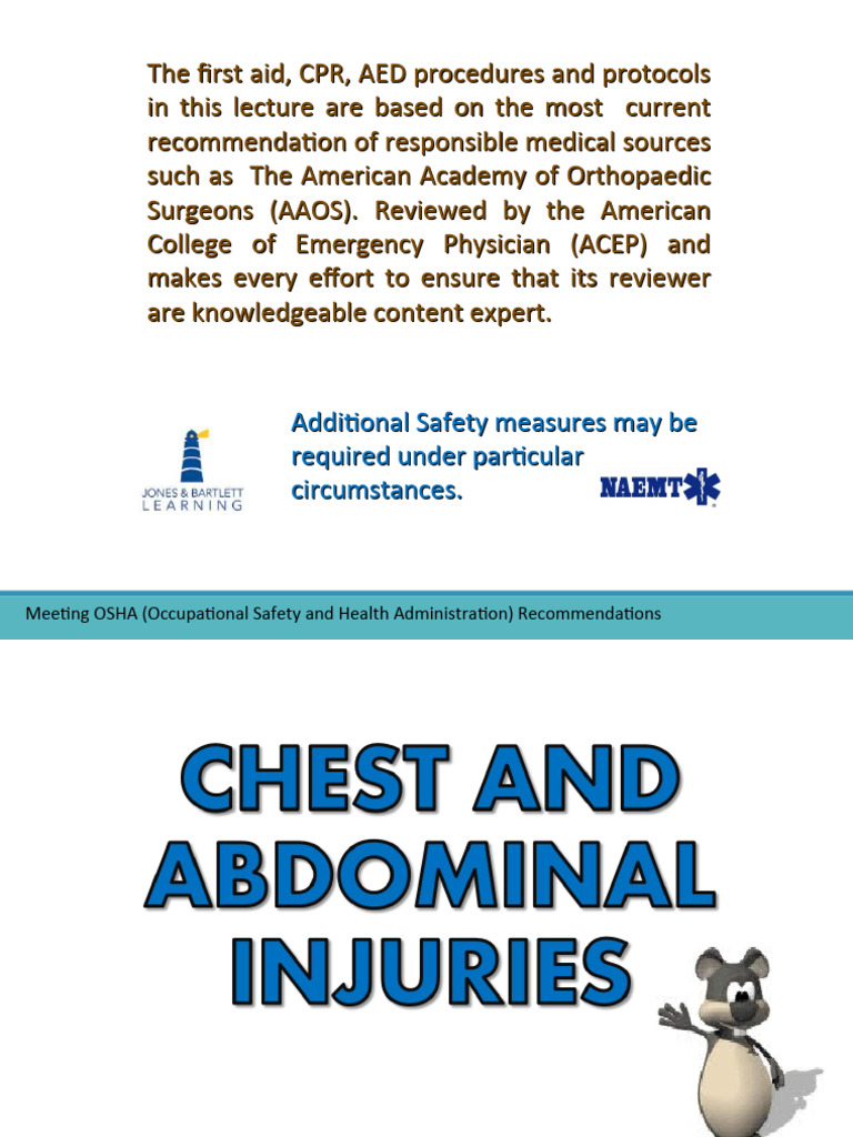 10. Chest and Abdominal Injuries | PDF | Thorax | Abdomen