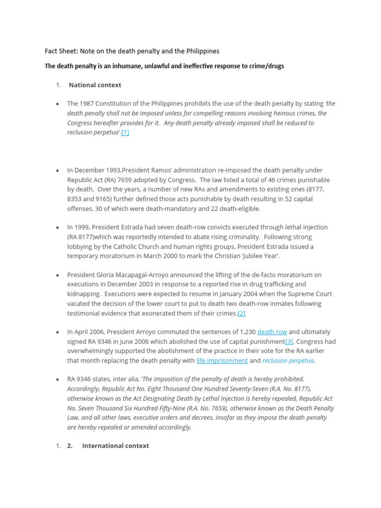 Death Penalty Cons | Download Free PDF | Capital Punishment | Capital ...