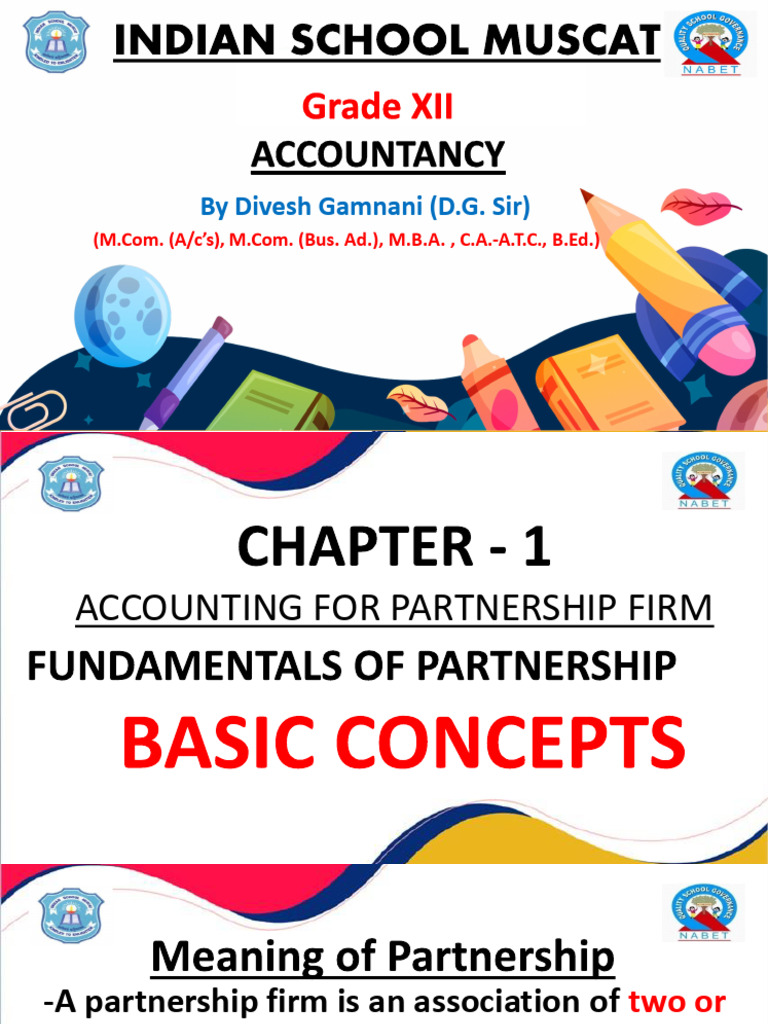 FUNDAMENTALS OF PARTNERSHIP--COMPLETE | PDF | Partnership | Interest