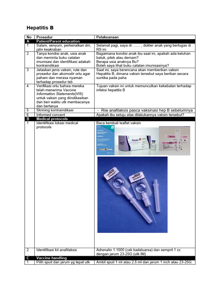 Imunisasi Hepatitis B Dan HBIg Ed | PDF