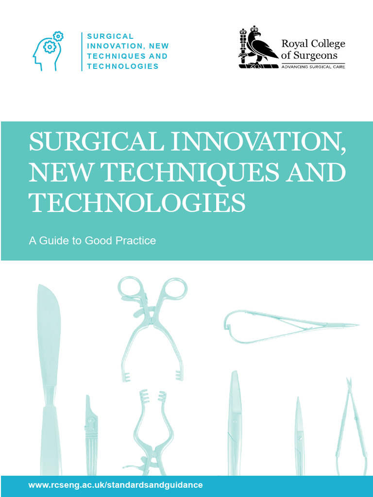 Surgical Innovation New Techniques and Technologies | PDF | Surgery ...
