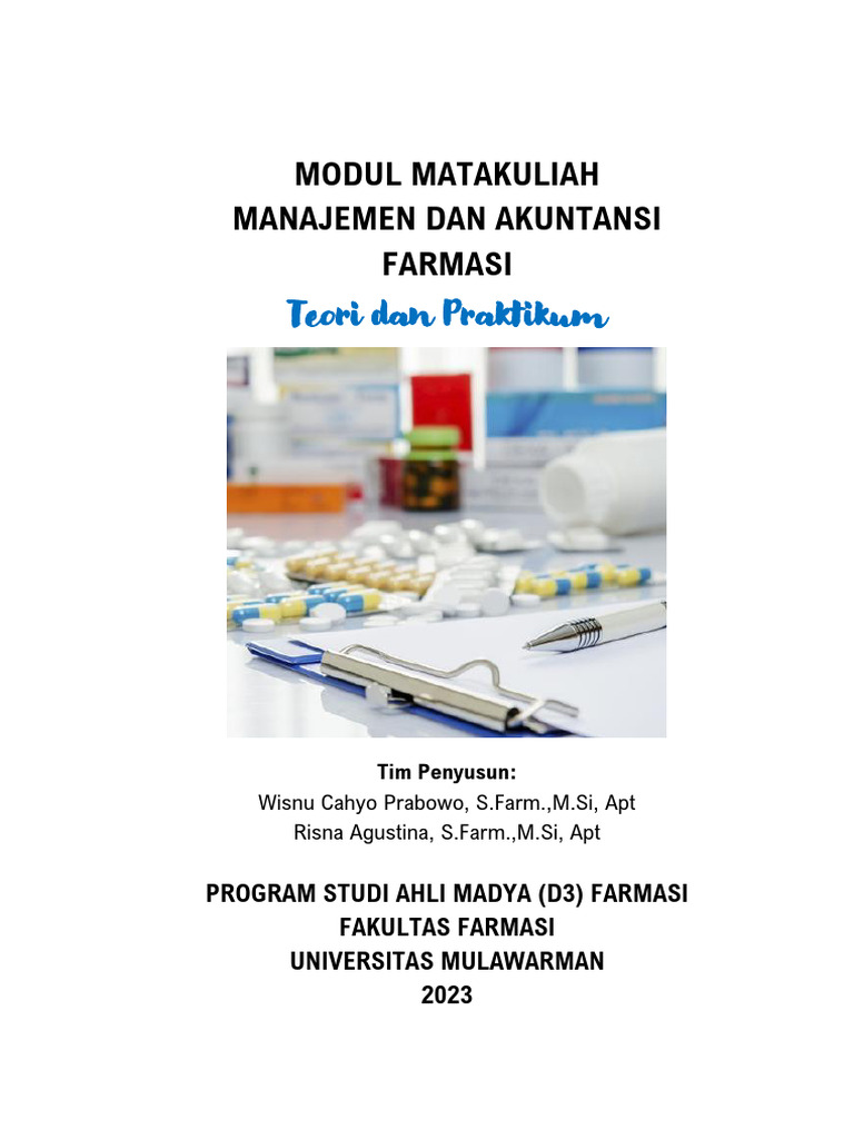 Modul Manajemen Dan Akuntansi Farmasi D3 | PDF