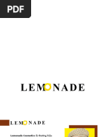 Marketing Lemonade Cosmetics | PDF