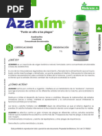 Ficha Técnica Evisect S Arysta (México) | PDF