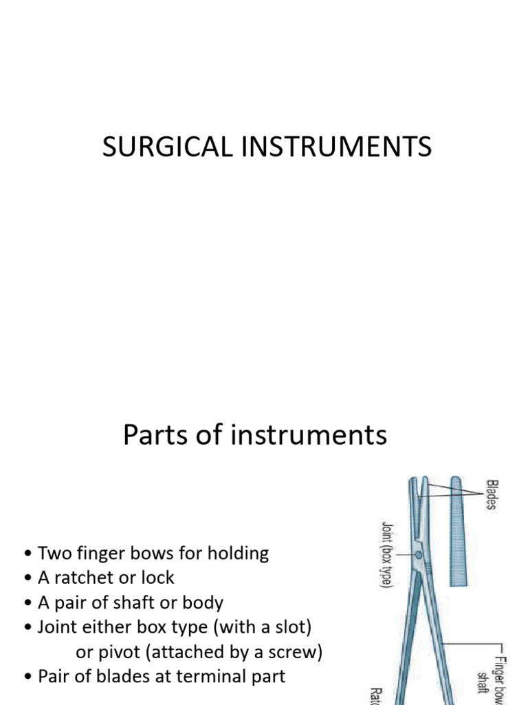 Ano-rectal surgery Instruments | PDF