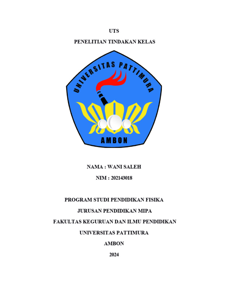 Uts Penelitian Tindakan Kelas | PDF | Karier & Perkembangan