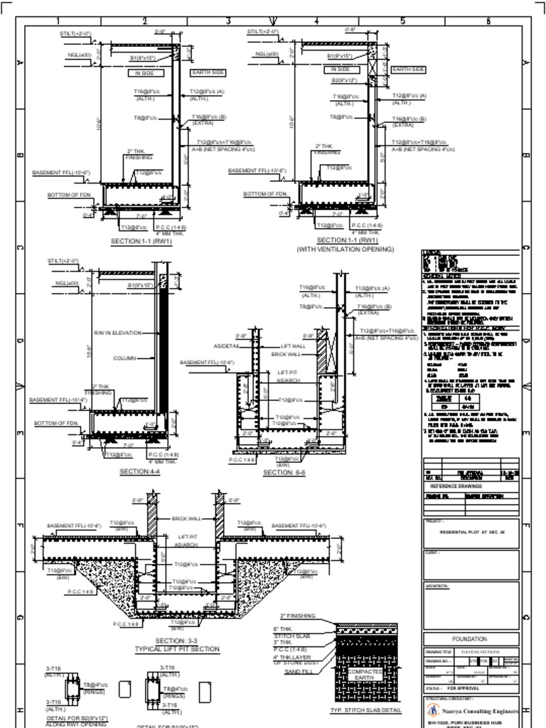 2023 10 16 - Foundation DWG FDN Sheet 02 of 03 | PDF