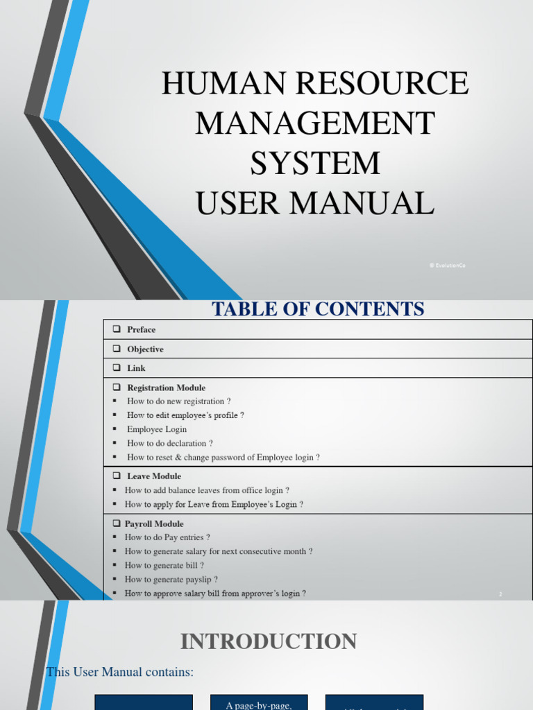 HRMS_User_Manual | PDF | Password | Paycheck HRMS_User_Manual | PDF | Password | Paycheck