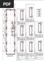 Column Layout for Two-Story Building | PDF | Column | Stairs