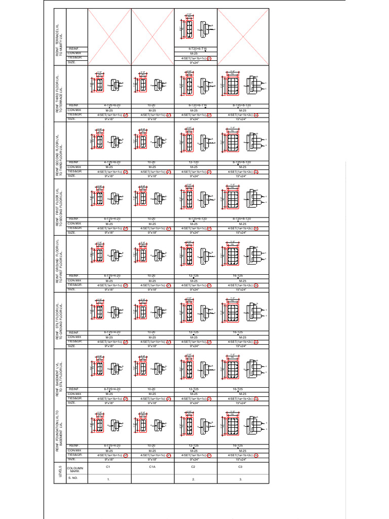 2023-10-23 - COLUMN LAYOUT & SCHEDULE-col-2 | PDF