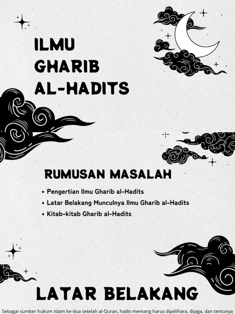Pemahaman Ilmu Gharib al-Hadits | PDF | Kajian Bahasa Asing | Sejarah